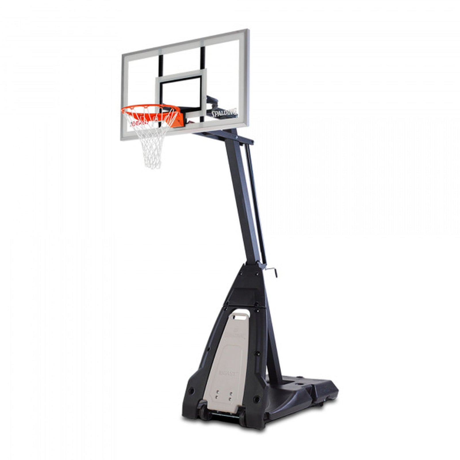 Spalding 54-inch THE BEAST Glass Portable Basketball Hoop – Sportsmart
