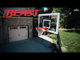 Spalding 60-inch THE BEAST Glass Portable Basketball Hoop – Sportsmart